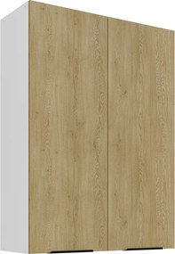 CREMONA bc | horní skříňka 80 G-108 2F policová | 80 cm | EXTRA VYSOKÁ | bílá/cremona