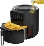 Cecotec CecoFry Rain černá / Horkovzdušná fritéza / 1550 W / 5,5 l / d
