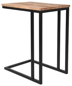 LABEL51 Přírodní masivní mangový odkládací stolek Amsto
