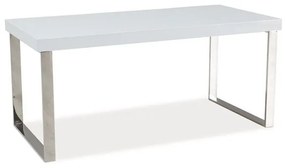 Casarredo Konferenční stolek ROSA bílá lesk