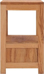 Noční stolek 40 x 30 x 50 cm masivní teakové dřevo 287228