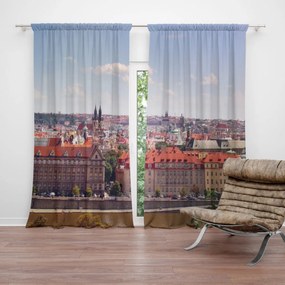 Sablio Závěs Praha: 2ks 140x250cm