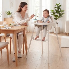 Costway 4-in-1 přestavitelná vysoká židlička pro miminka Dětská vysoká židlička