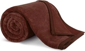 Bellatex Přikrývka Korall micro jednolůžko 150x200 cm Hnědá
