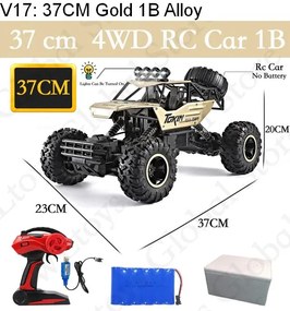 Offroad auto na dálkové ovládání, více variant Varianta: V17: 37CM Gold 1B Alloy (slitina)