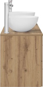Sada koupelnových skříněk 3 ks Dub artisan 49,5 x 41 x 64,5 cm 3405818