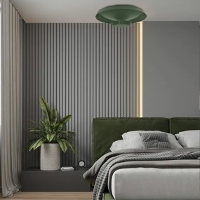 Toolight Toolight, LED stropní svítidlo 40cm, 14W, APP1460, zelená, OSW-04188
