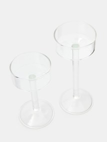 Sinsay - Sada transparentních svícnů 2 pack - clear