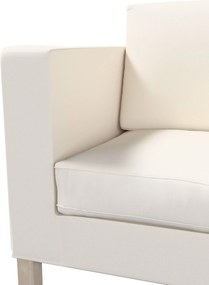 Potah na pohovku IKEA  Karlanda 2-místná, krátký barva béžová látka pletený vzor