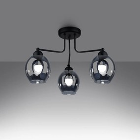 Sollux Lighting Lustr FILLAN 3 černý