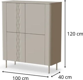 Komoda Tirante KM-2 kašmírová
