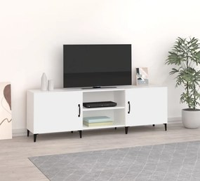 TV skříňka bílá 150 x 30 x 50 cm kompozitní dřevo