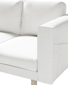 Potah na pohovku IKEA Norsborg 3-místná barva krémová látka pletený vzor