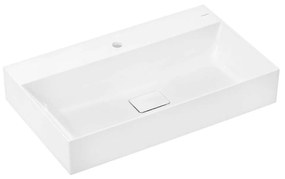 Hansgrohe Xevolos E - Umyvadlo 80x48 cm, bez přepadu, s otvorem pro baterii, SmartClean, bílá 61096450