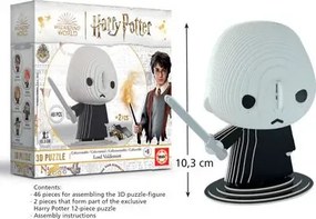 EDUCA 3D puzzle Harry Potter: Lord Voldemort / 46 dílků / od 6 let