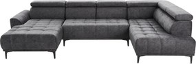 XXXLutz SEDACÍ SOUPRAVA, textil, barvy grafitu Stylife - Sedací soupravy - 00230001585Q