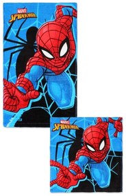 Setino · Ručník na ruce + ručníček na obličej Spiderman - set 2 ks / 30x50 + 30x30 cm