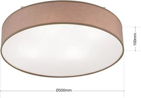 Orion DL7-627/4Braun Stropní svítidlo UFO hnědé, průměr 50cm