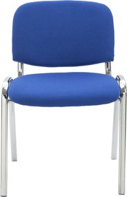 Konferenční židle Ken C látka – modrá