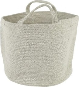 Úložný koš s uchy COTTON HAVEN 35x35 cm - více barev Barva: Světle šedá
