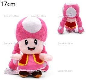 Plyšové hračky ze hry Super Mario Bros - vedlejší postavy Varianta: Toadette, 17 cm