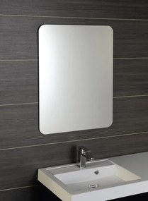 Sapho ISHAPE zrcadlo 600x800mm, zakulacené rohy, bez úchytu AG468