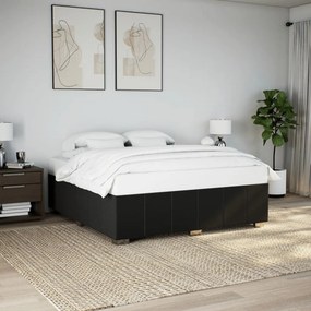 Rám postele bez matrace černý 180 x 200 cm textil 3284855