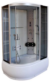 BPS-koupelny Hydromasážní box HYD-A04 120 SA P, 120x80 pravý se saunou