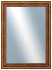 DANTIK - Zarámované zrcadlo - rozměr s rámem cca 60x80 cm z lišty HRAD červená (3006)