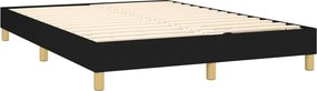 Box spring postel s matrací černá 140 x 190 cm textil 3140451