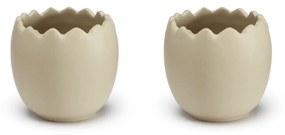 Stojánek na vajčko Egg Cup Sand - set 2 ks COOEE Design