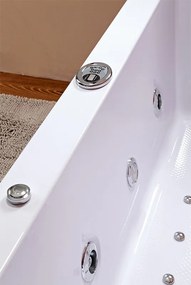 BPS-koupelny Hydromasážní vana HYD-RA640 180x90 bez ohřevu vody