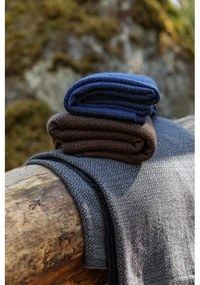 Merino deka Koli 135x170, černo-šedá