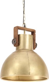 Industriální závěsné svítidlo 25 W mosazné kulaté 40 cm E27 320532