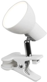 Rabalux NOAH LED lampička s klipem 5W | 360lm | 3000K - bílá
