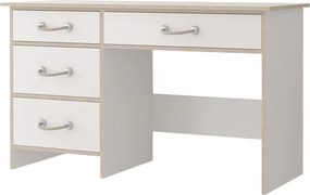 IDZ Psací stůl KOSMO 08, 130 cm Bílá/Dub Sonoma