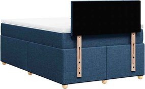 Box spring postel s matrací černá 120x190 cm textil 3286625