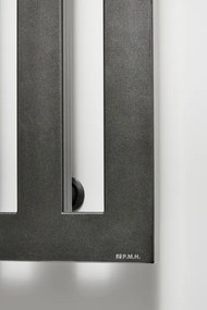 P.M.H. PMH Darius 600 x 1500 mm DA2 koupelnový radiátor Barva PMH: Černá - strukturální