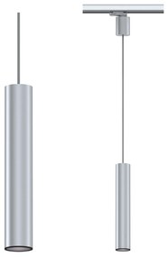 Paulmann 95397 ProRail3 Artemons, stříbrné závěsné svítidlo, 1x10W GU10, výška 38cm