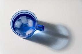 Hrnek Glass 0,35l, modrý