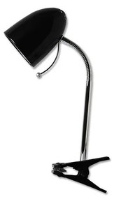 Aigostar B.V. | Aigostar -  Stolní lampa s klipem 1xE27/11W/230V černá/chrom | AI0354