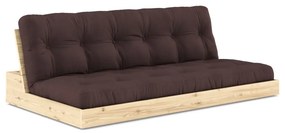 Tmavě hnědá rozkládací pohovka 196 cm Base – Karup Design