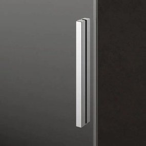 Kermi Nica Sprchové dveře bezbariérové 110 cm, lesk, levé