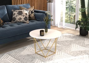 ADRK Furniture Konferenční stolek LIAM CT-LIA-G-W