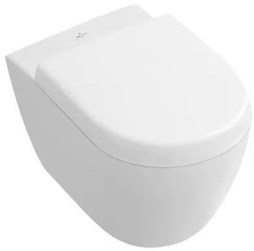 Villeroy & Boch Subway 2.0 - Závěsné kompaktní WC, DirectFlush, CeramicPlus, alpská bílá 5606R0R1