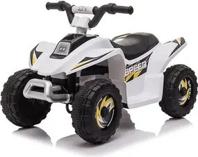 Eljet Dětská elektrická čtyřkolka X01 bílá / Rychlost: 3-4.6 km-h / No