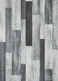Breno PVC PLAZA Cuban Oak 909M - šedé dřevo, šíře 100 cm
