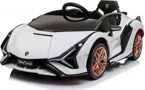 Eljet Dětské elektrické auto Lamborghini Sian bílá / 25 W / Rychlost:
