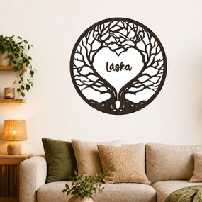 dřevo života Dřevěný strom ESENCE Zvolte barvu dekoru: Wenge, Zvolte rozměr Ø (cm): 80