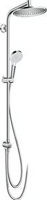 Hansgrohe Crometta S, Showerpipe 240 1jet EcoSmart 9 l/min Reno, chromová, HAN-27270000